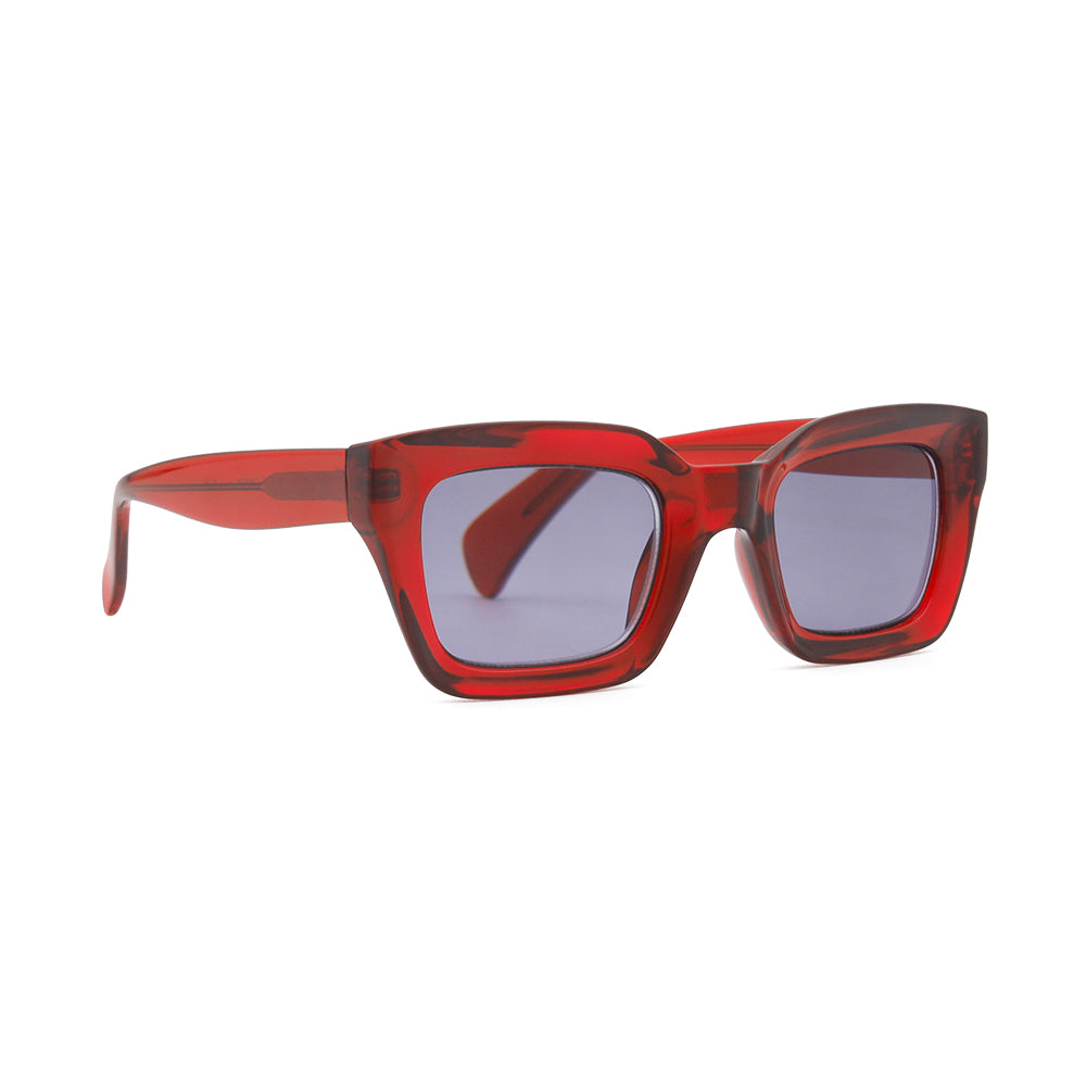 RUBY | Transparent Red | Tinted Readers – Wholesale Ryan Simkhai Eyeshop